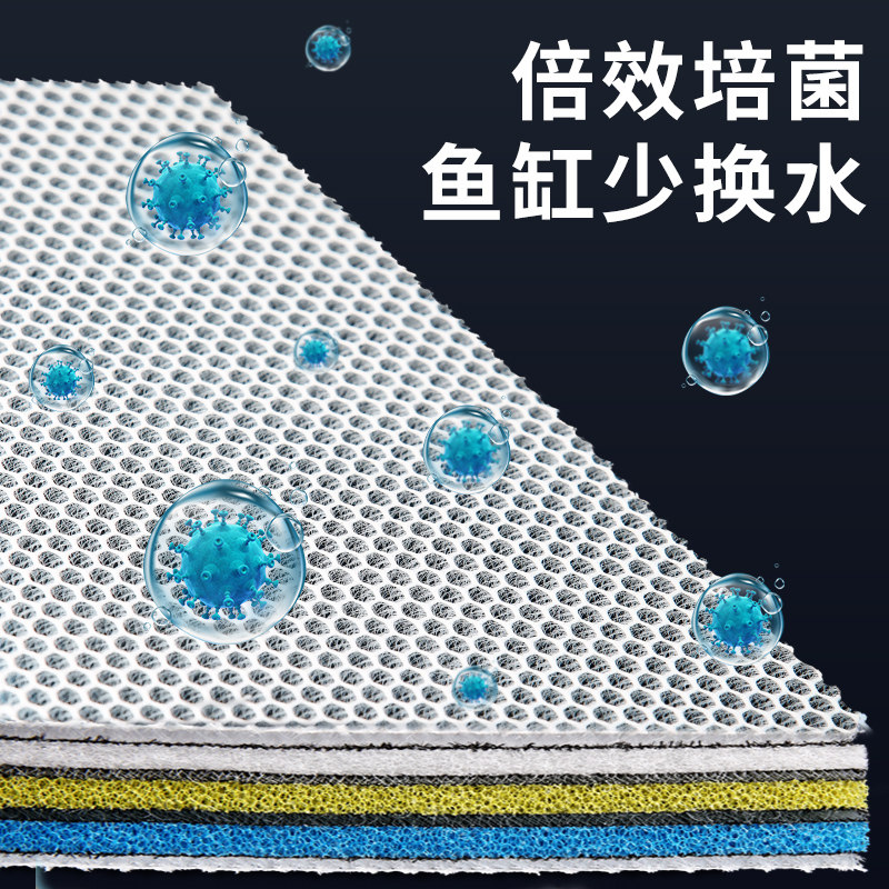 鱼缸专用过滤棉高密度材料洗不烂物理生化15d超滤材海绵养鱼过滤