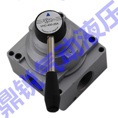 HV-25三位四通手板阀 手动阀 手转阀 接口1寸 HV-10 VHC-400-25A