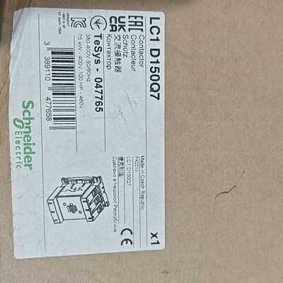 询价接触器LC1D150Q7捷克制造380V，22