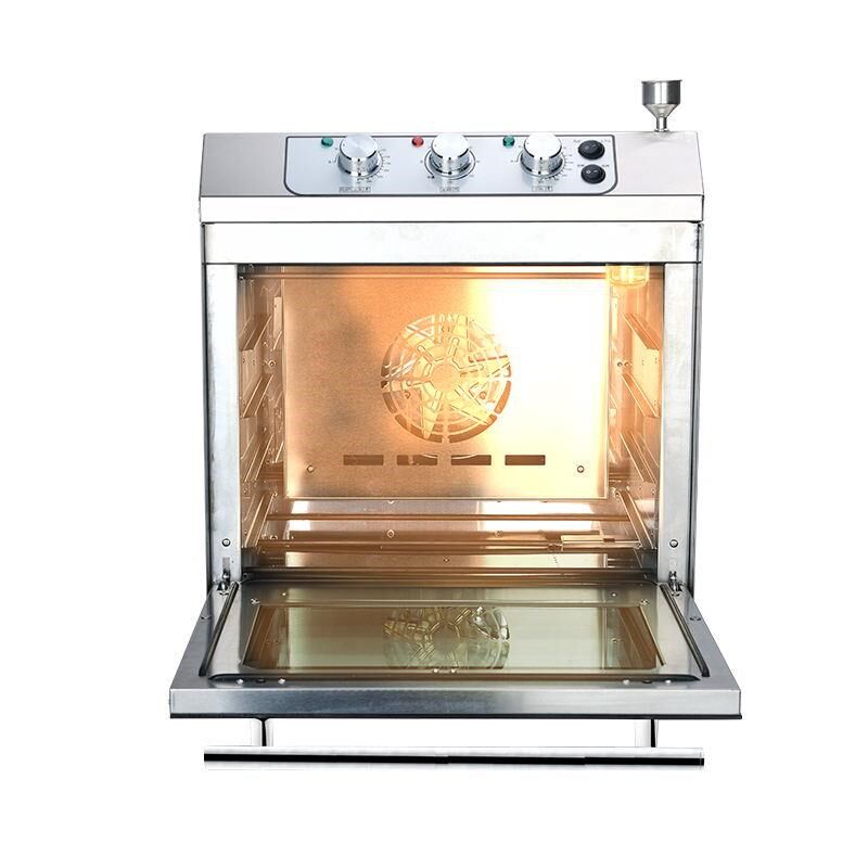 深奇50L电烤箱家用烘焙热风不锈钢风炉平炉二合一多功能带蒸汽