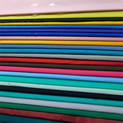 羽绒服涤纶面料牛津t防水科技布雪纺春亚纺迷彩汉服里布红布匹