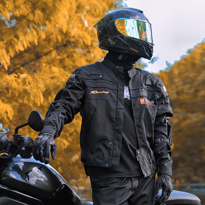 杜汉摩托车骑行服020四季防摔机车服越野赛车服夹克骑士外套