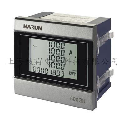 PD800GK-M44/R/2DI上海纳宇三相四线轨道交通全电量电测仪表