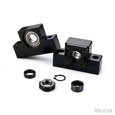 上隆精密型滚珠丝杠固定座支撑侧TSPC/SPCF-6 8 10 12 15 20 25