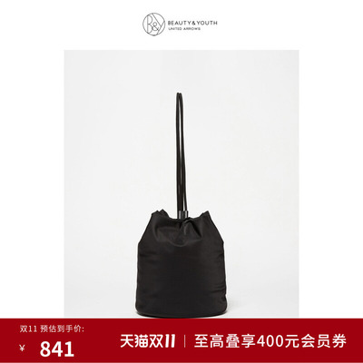 BEAUTY & YOUTH 秋冬女装 抽绳背包单肩包14321000000