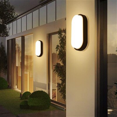 林爵月魄户外壁灯防水led外墙灯室外走廊楼梯别墅露台门口超亮阳