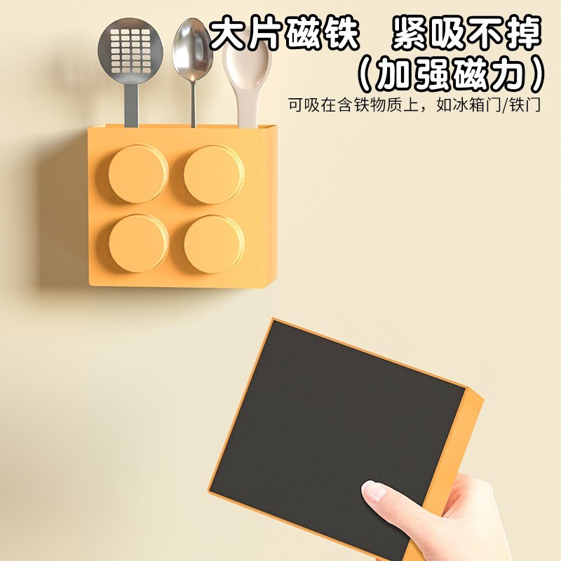 可爱冰箱侧面磁吸冰箱贴置物架装饰收纳盒神器壁挂留言板墙上挂钩