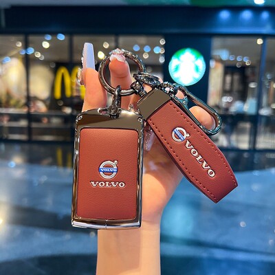 沃尔沃xc60xc90xc40s90s60l v90cc专用汽车钥匙套壳扣包高档金属