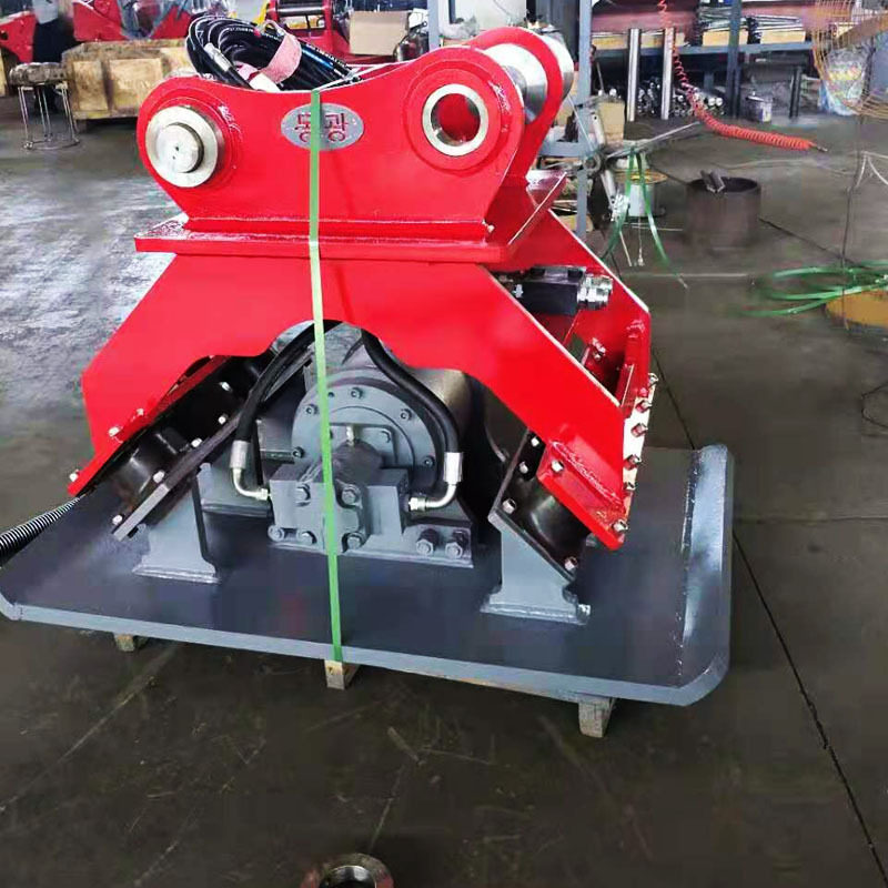 挖掘机带动液压属具打夯机液压震动夯实器挖掘机辅具打夯机