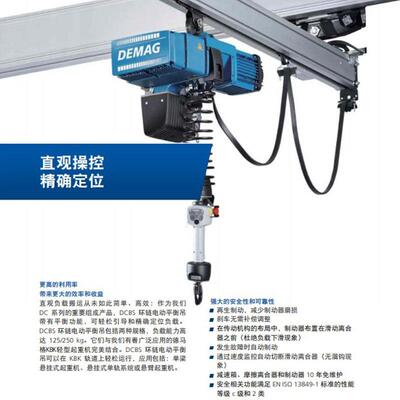 125德马格电动环链平衡S吊CBS-Pro 1D-125 H2,85 V30-30 MSM380V/