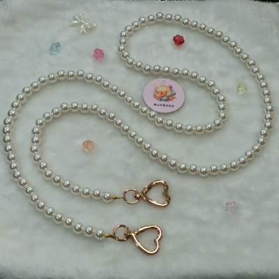 10mm仿珍珠手机链斜背斜跨斜挎相机包带小蜜蜂拍立得挂绳手机挂绳