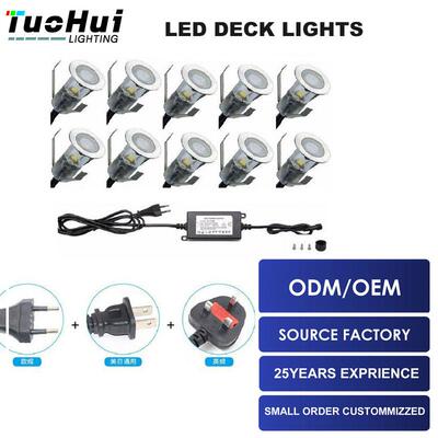 IP67户外防水公园草坪景观灯led庭院景光地埋灯LED步道甲板灯