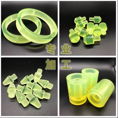 聚氨酯板牛筋棒优力胶开t模包胶板耐磨板防撞胶块橡胶减震垫加工