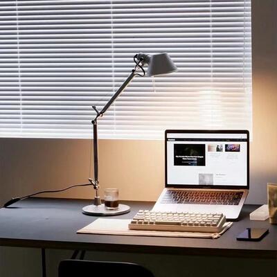 意大利Tolomeo中古摇臂伸缩台灯设计师卧室书房中古床头阅读台灯