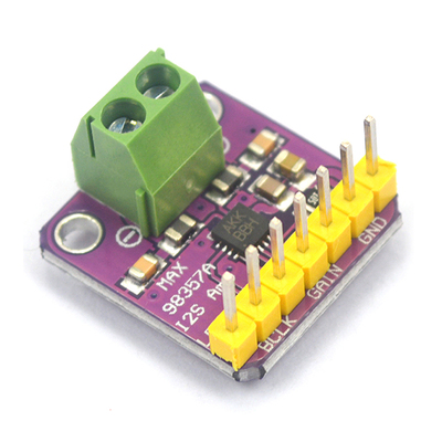 MAX98357音频放大器模块 I2S 3W 无滤波D类放大器 功放板 DIY