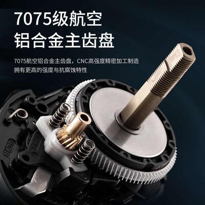 伊酷达横刺近海水滴轮ETS200船钓轮路亚轮铁板轮轻型磁力刹车鱼轮