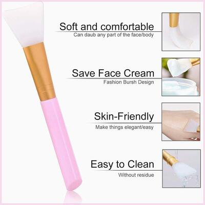 Professional Makeup Brushes Face Mask Brush Silicon Gel DIY
