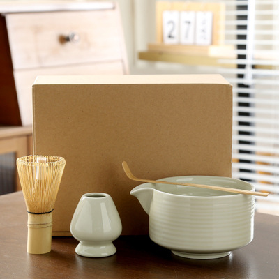 Japanese Matcha Tea Set Safe Bamboo Whisk Teaspoon Tea Sets