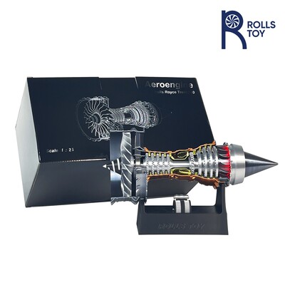 【礼盒升级】Trent900设计发动机涡扇模型生物益智科技玩具送人礼