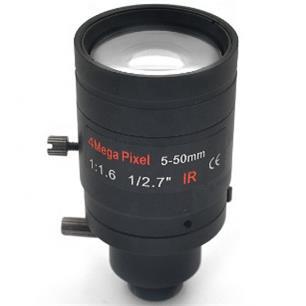 4MP5-50mmM12接口手动变焦高清网络镜头创威视讯镜头CWLENS