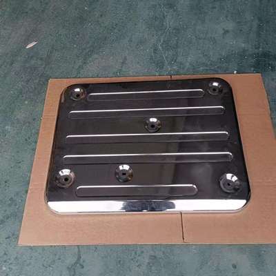 现货供应五十铃GIGA油箱护板原车改装电镀仿不锈钢油箱防护板