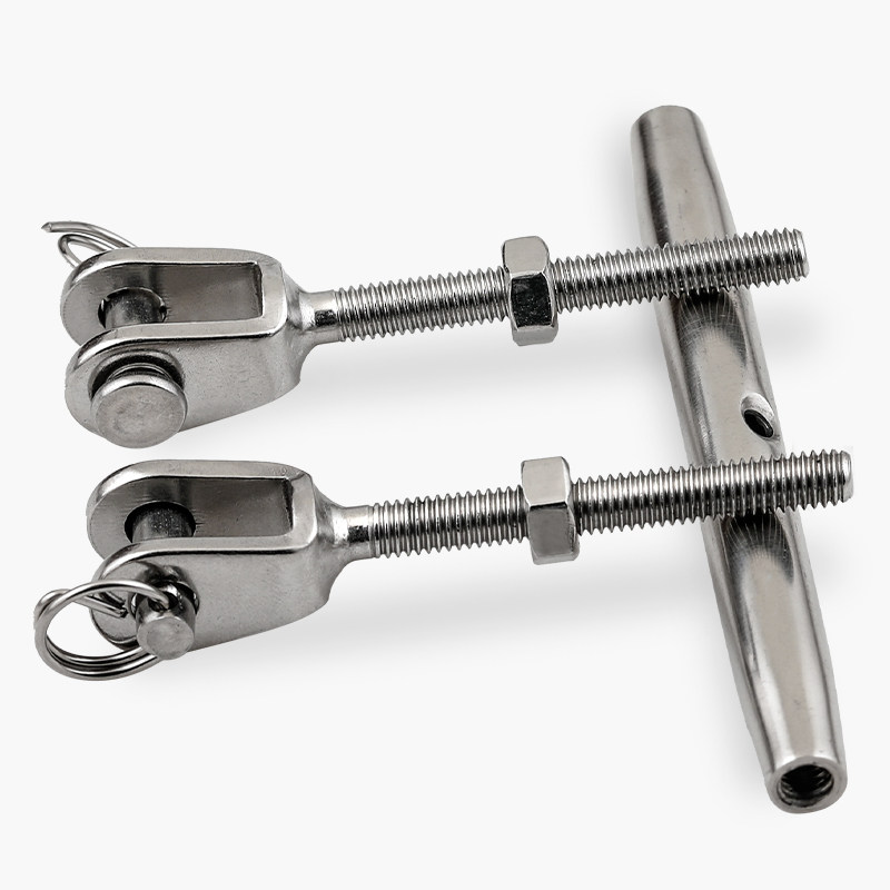 304不锈钢封闭体花篮螺丝花蓝螺栓钢丝绳拉紧器链条收紧器M5-M24