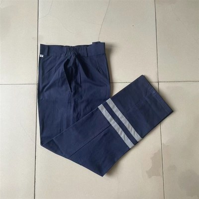 纯棉厚款工作服裤子反光条耐磨电焊工汽修工地车间井下煤矿劳保裤