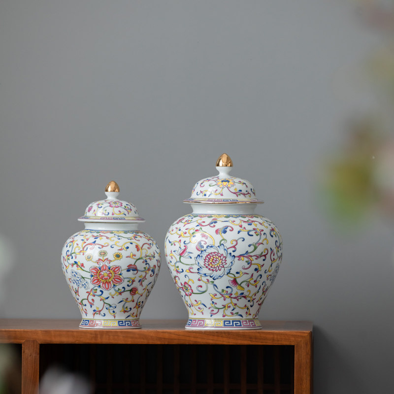 茶叶罐密封罐陶瓷精品高档茶叶储存罐普洱红茶红枣包装盒空礼盒