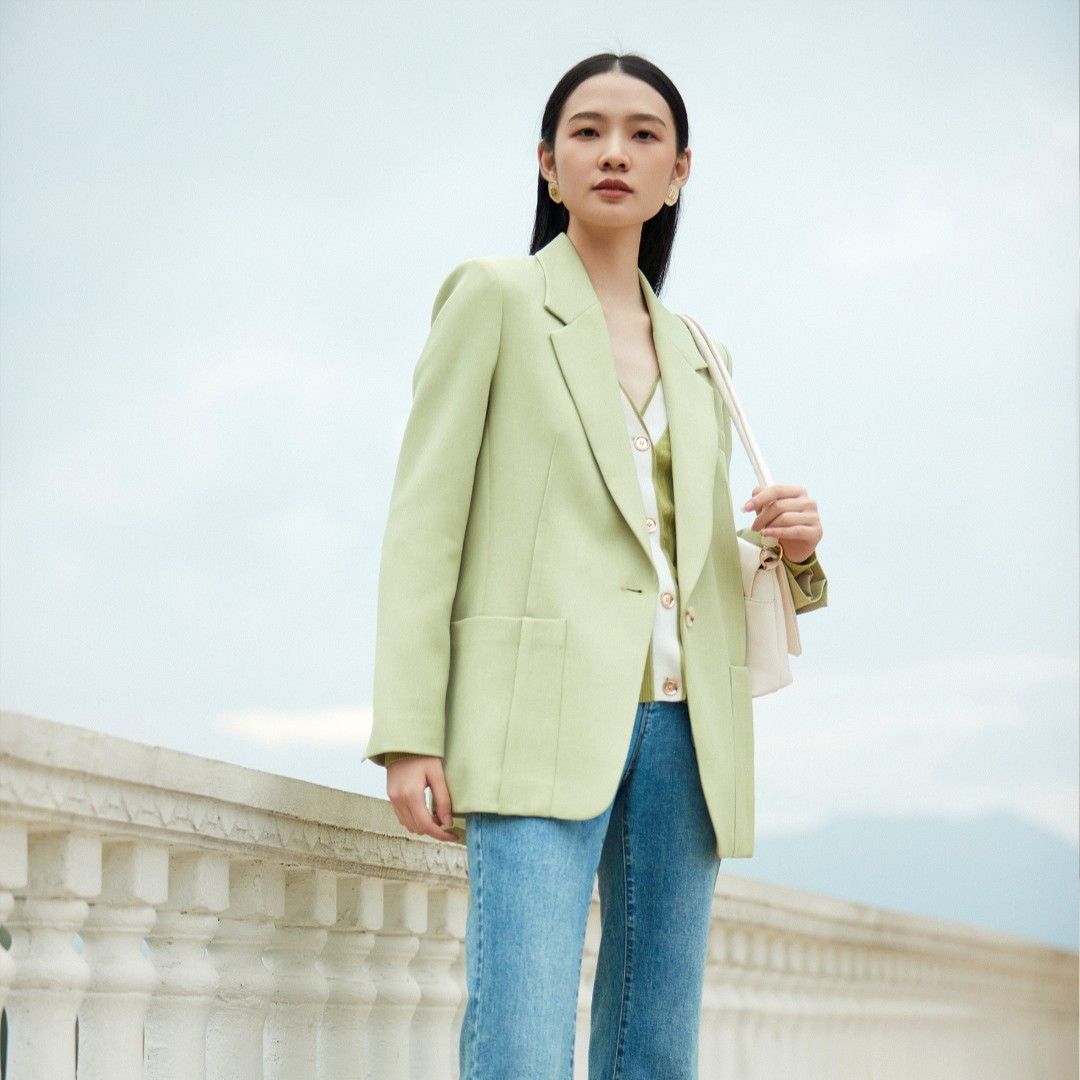 【粉丝专享】【粉丝专享】质感西装服一粒扣时尚外套M423303304