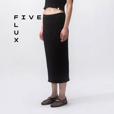 FIVEFLUX开叉包臀修身半身裙