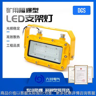 矿用隔爆型LED支架灯DGC40/127L方形手提款矿用隔爆兼本安型