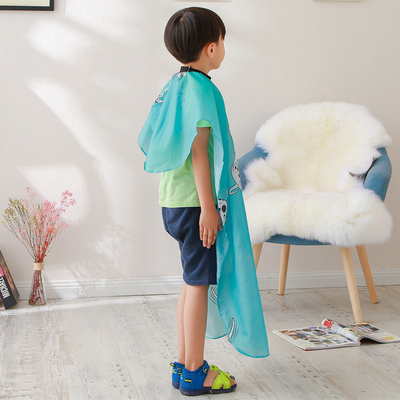 儿童理发围布专业剪发围裙婴幼儿理发衣小孩家用卡通围布不粘头发