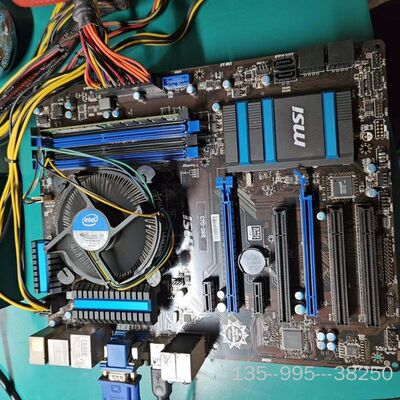 微星B85-G43+i54430+4g内存，无挡板详谈