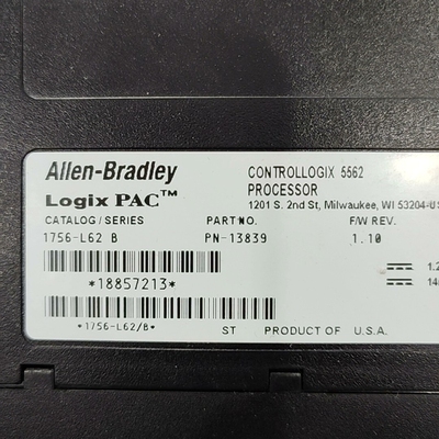 议价罗克韦尔AB模块 1756-L62 B，ControlLog