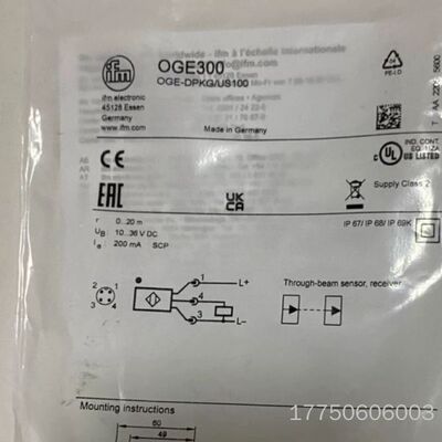 IFM光电传感器OGS701      OGE701