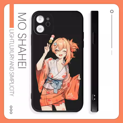 真我NEO7SE高颜值iPhone16e适用小米15Ultra动漫荣耀400PRO眨眼浴衣宵宫苹果1312手机壳14promax软红米TURBO4