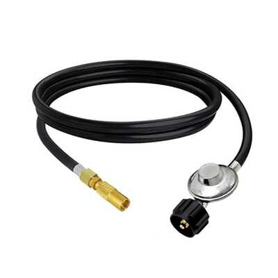 5英尺FEET低压减压阀配Coleman Roadtrip系列折叠烤炉转换铜接头