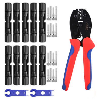 MC4光伏专用压线钳太阳能连接器冷压端子压接钳线缆扳手工具套装