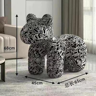 正品网红小马椅子创意沙发椅儿凳换鞋摆客厅装饰件落地乔座迁礼童