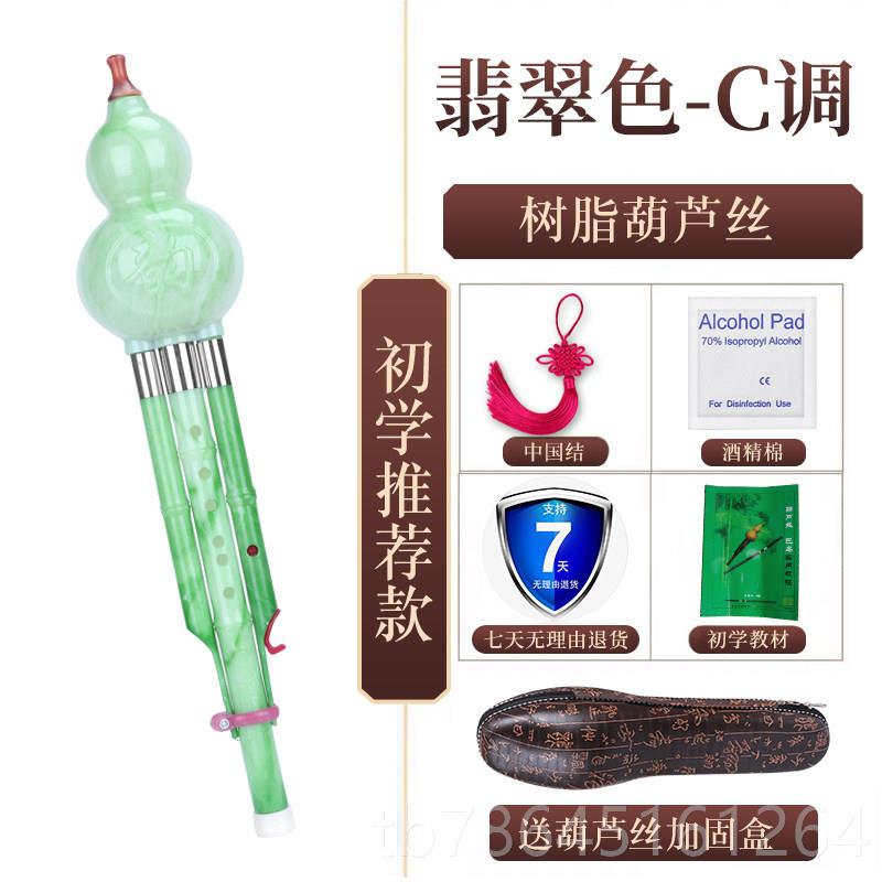 正品丝族葫芦乐初学者儿童C调民降B调器小学生专业演奏型成人胡芦