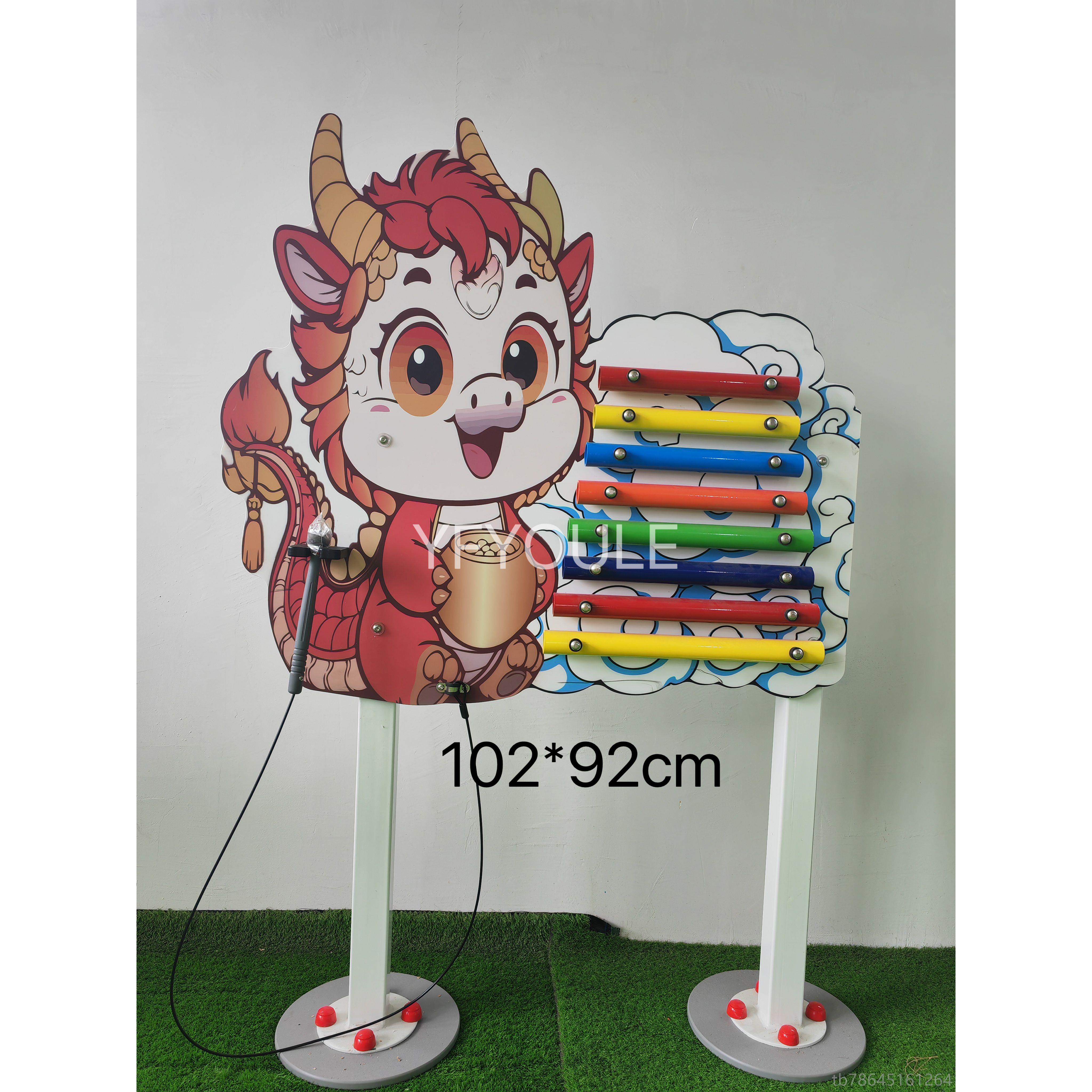 正品击户金外儿童打击乐器小区幼儿园公园敲手拍鼓属琴墙面传声筒