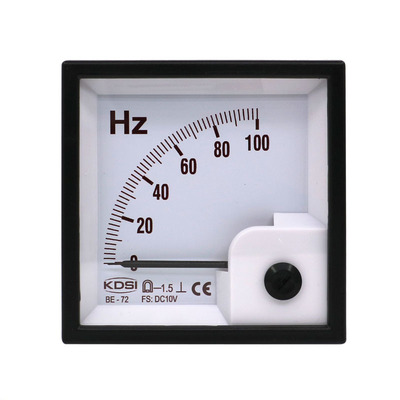供应 指针式频率表BE-72 DC10V 100Hz电压表 配电柜用电表