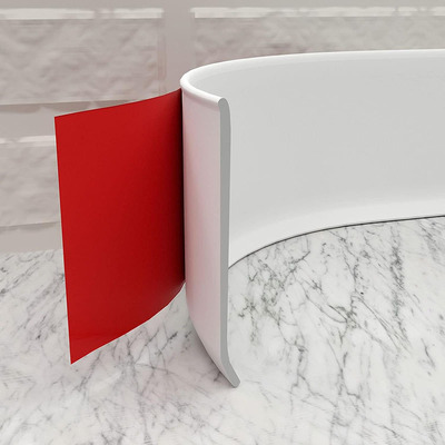 PVC踢脚线自粘地脚线橡胶塑料楼梯地角墙贴墙裙角线腰线安装免钉