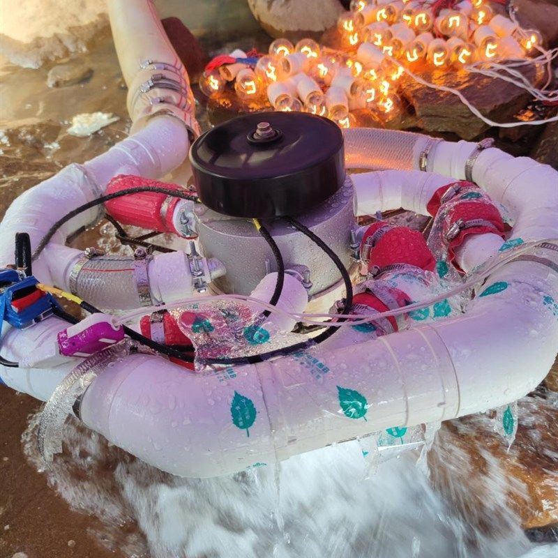 6管大功率3千瓦水力水轮发电机220V