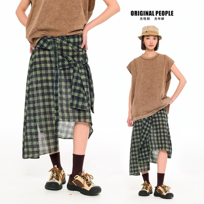 异形衬衫半裙屁帘女款