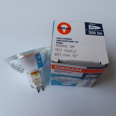 OSRAM 41870WFL/44870WFL/46870WFL/48870WFL 12V50W卤素灯杯36度