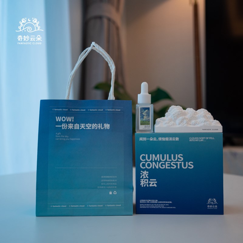 奇妙云朵浓积云扩香石散香器无火香薰礼盒新婚生日礼物七夕伴手礼