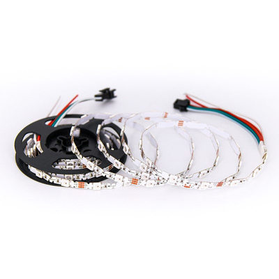 S型幻彩灯带2812B/6812全彩LED灯条 48灯5V可弯曲变色跑马灯带