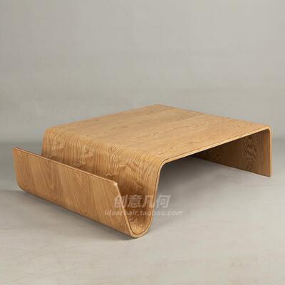曲木弯板简约茶几客厅北欧茶桌设计师日式创意offi Scando Table