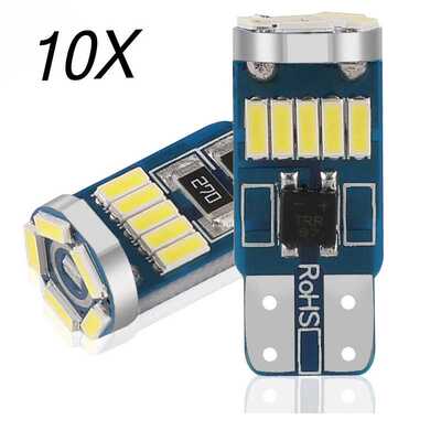 车灯 T10 4014  15SMD解码无极汽车高亮LED示宽灯